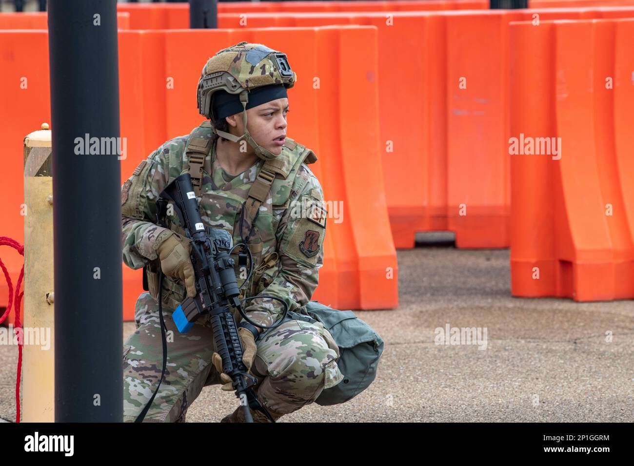 Airman 1st Class Emerald Sykes, from the 172nd Security Forces Squadron ...