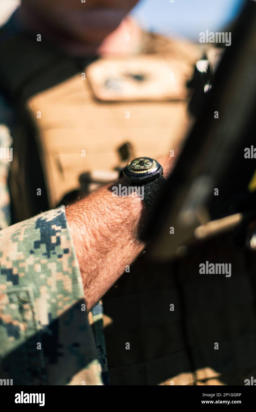 U.S. Marine Corps Sgt. Owen Bellows, a Yucca Valley, California native ...