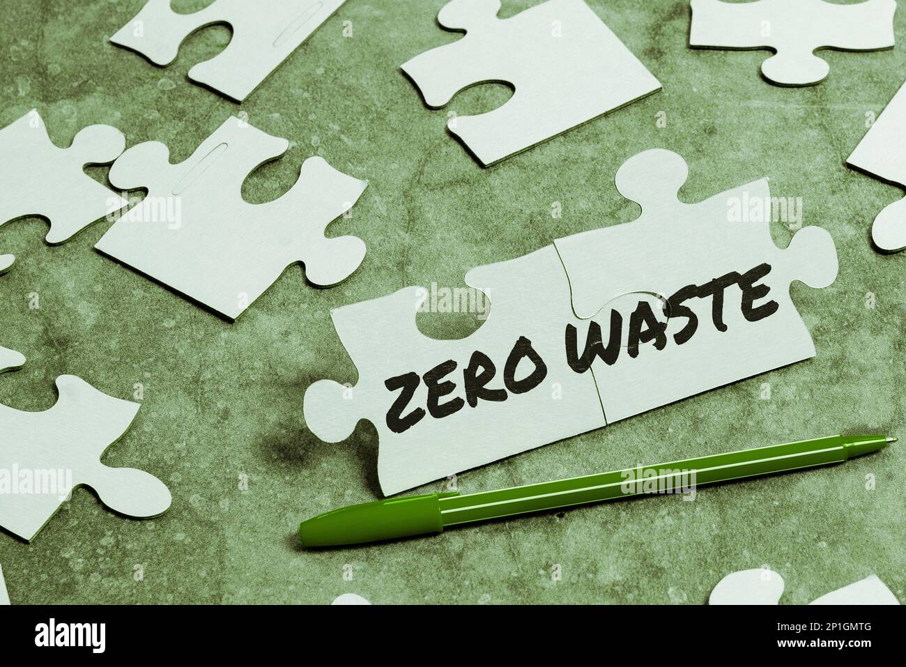 Conceptual caption Zero Waste. Concept meaning industrial responsibility includes composting ...