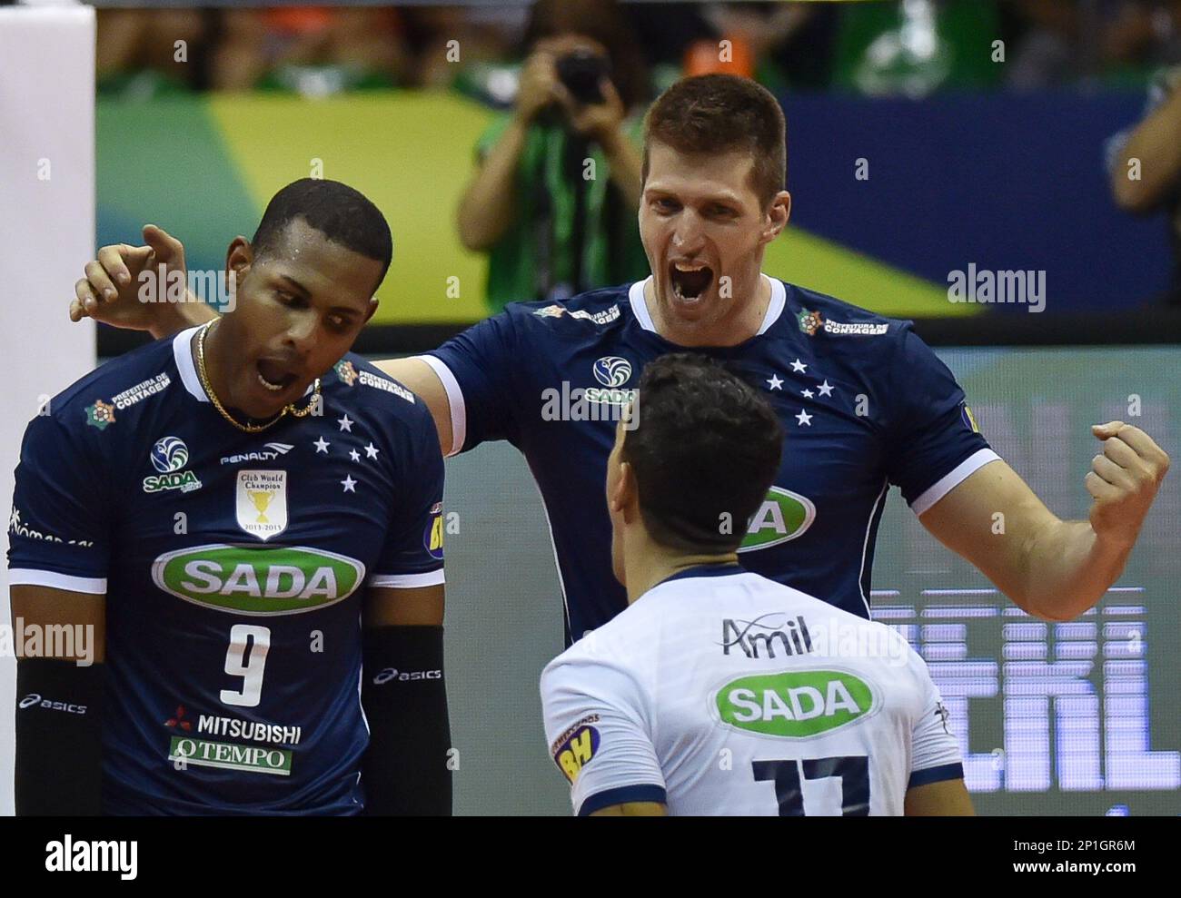 BRASILIA - DF - 10/04/2016 - SUPERLIGA MASCULINA/SADA CRUZEIRO X BRASIL ...