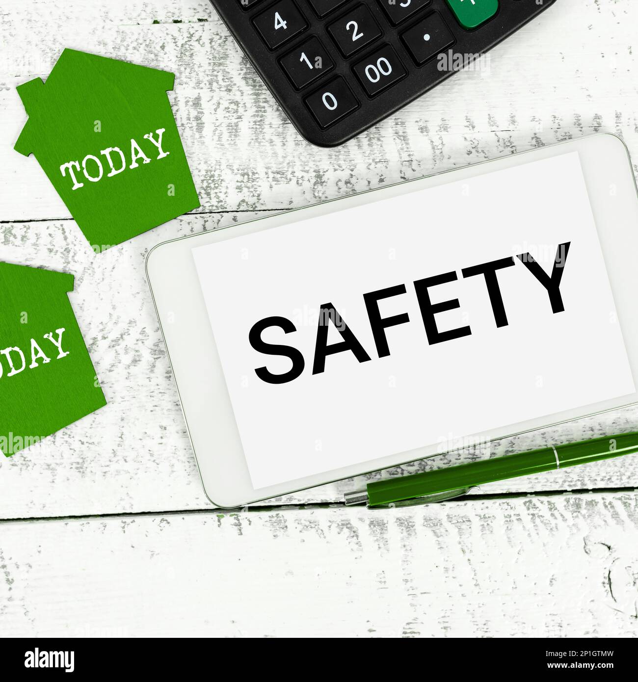 Conceptual display Safety. Business idea condition of being protected ...