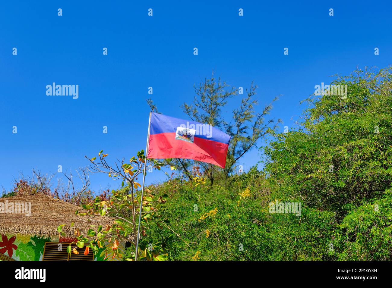 LABADEE, HAITI -January 31, 2023: Labadee is a port located on the ...