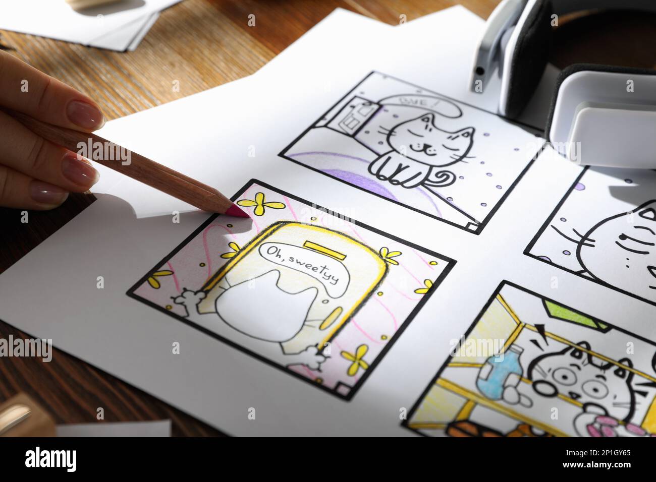 Animation drawing sequence hi-res stock photography and images - Alamy