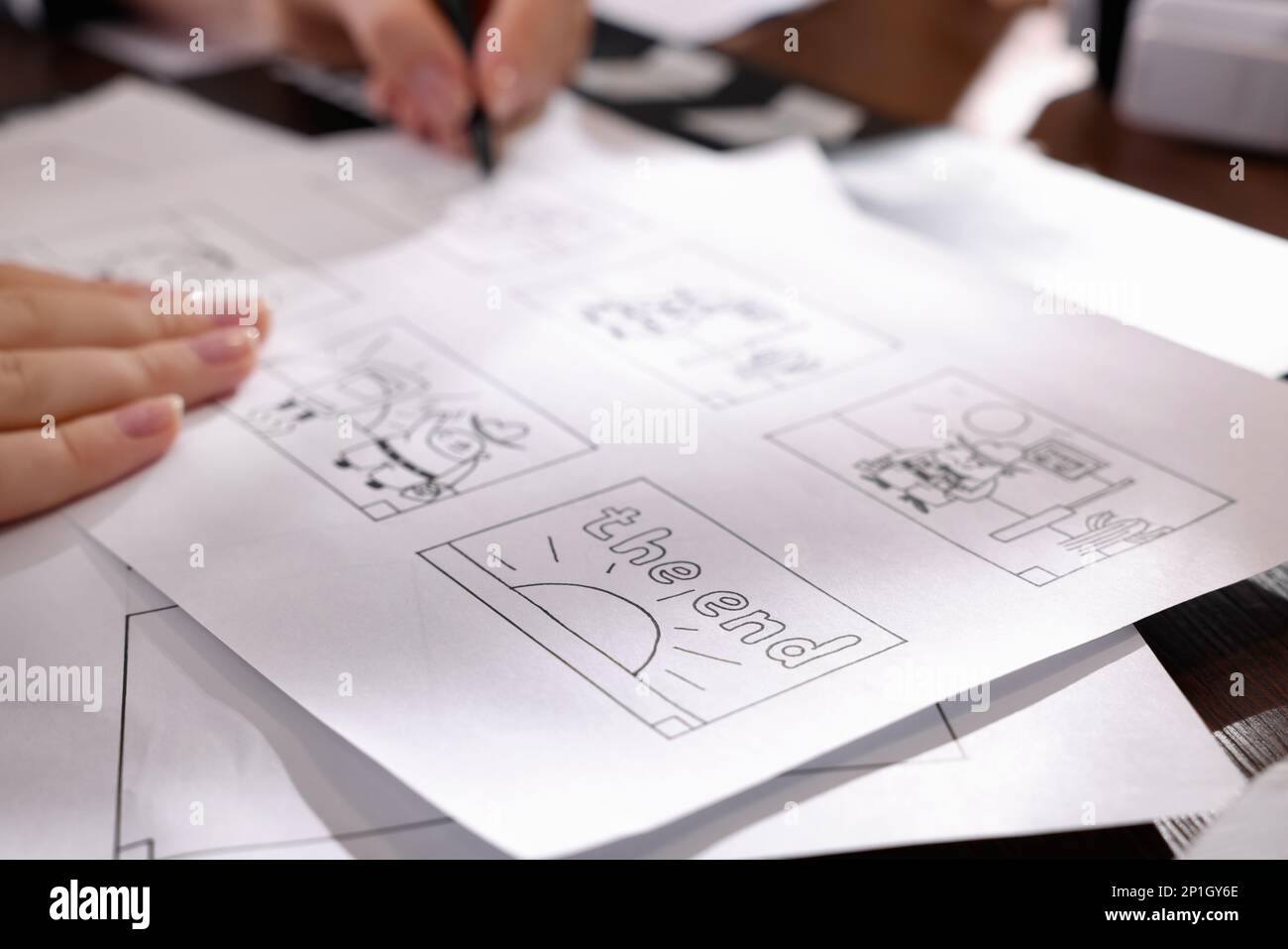 Animation drawing sequence hi-res stock photography and images - Alamy