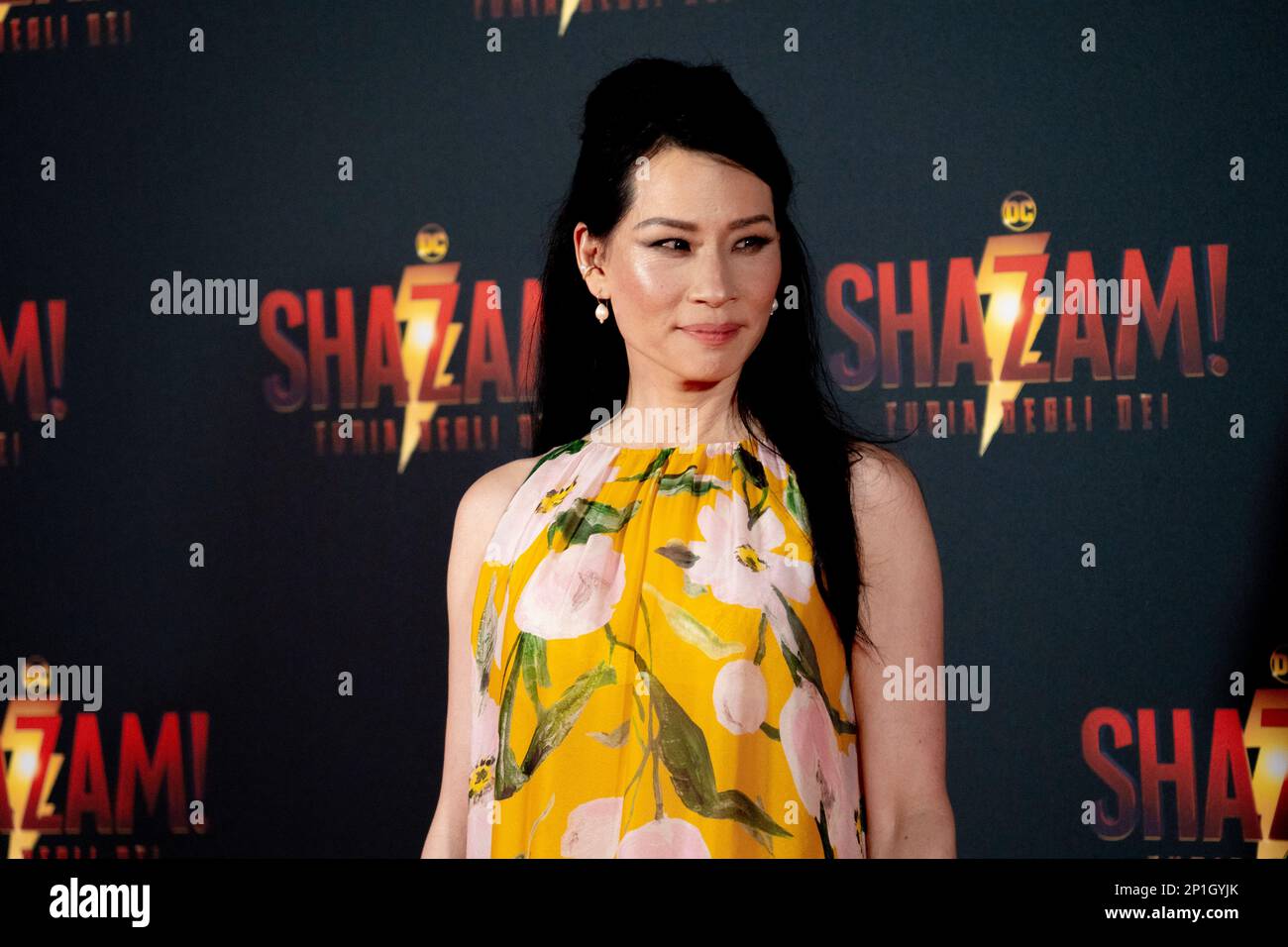 Rome, Italy, 03th March 2023, Zachary Levi, Lucy Liu, Rachel Zegler and Helen Mirren attend the ...