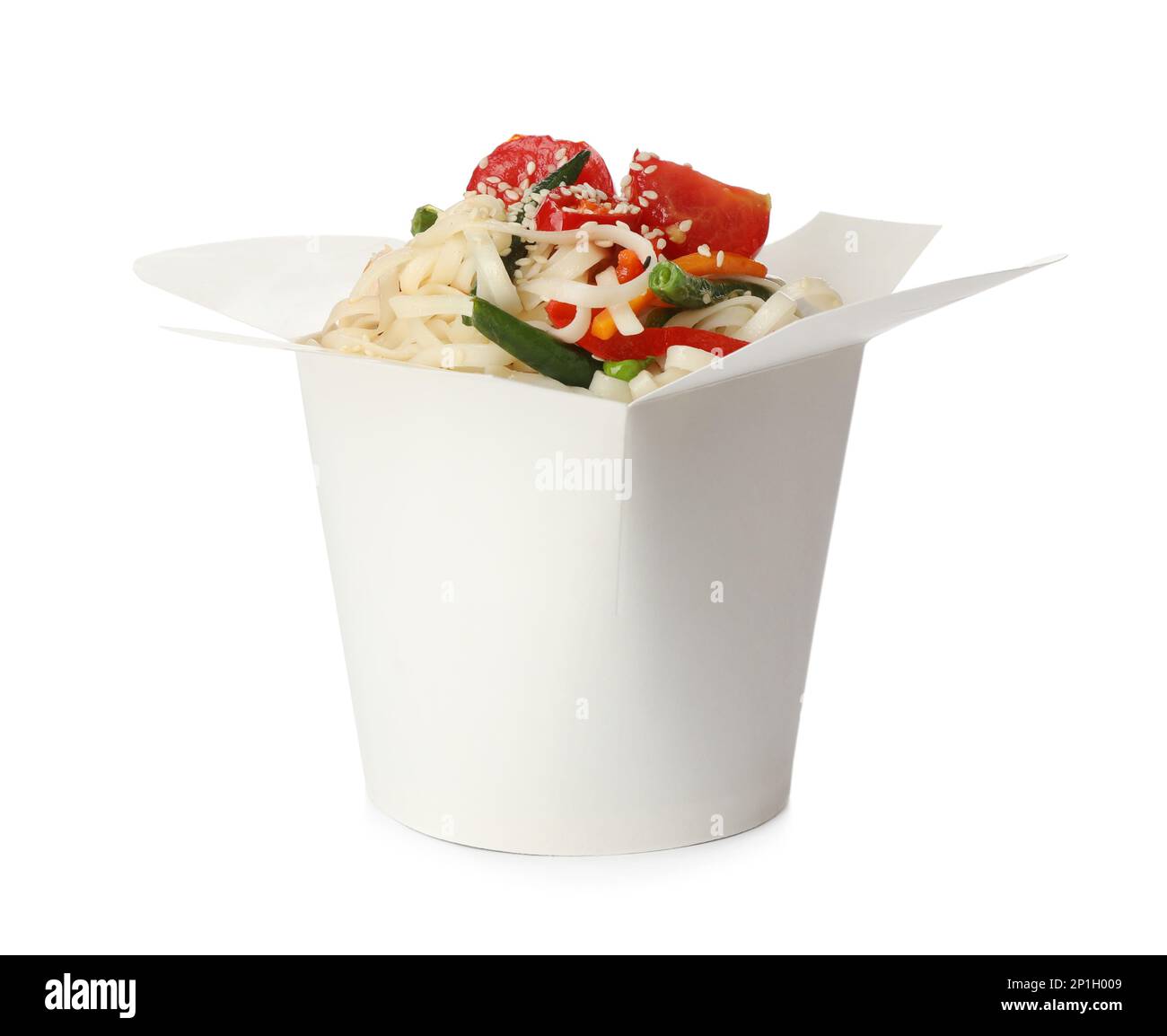 Chinese takeaway box noodles Cut Out Stock Images & Pictures - Alamy