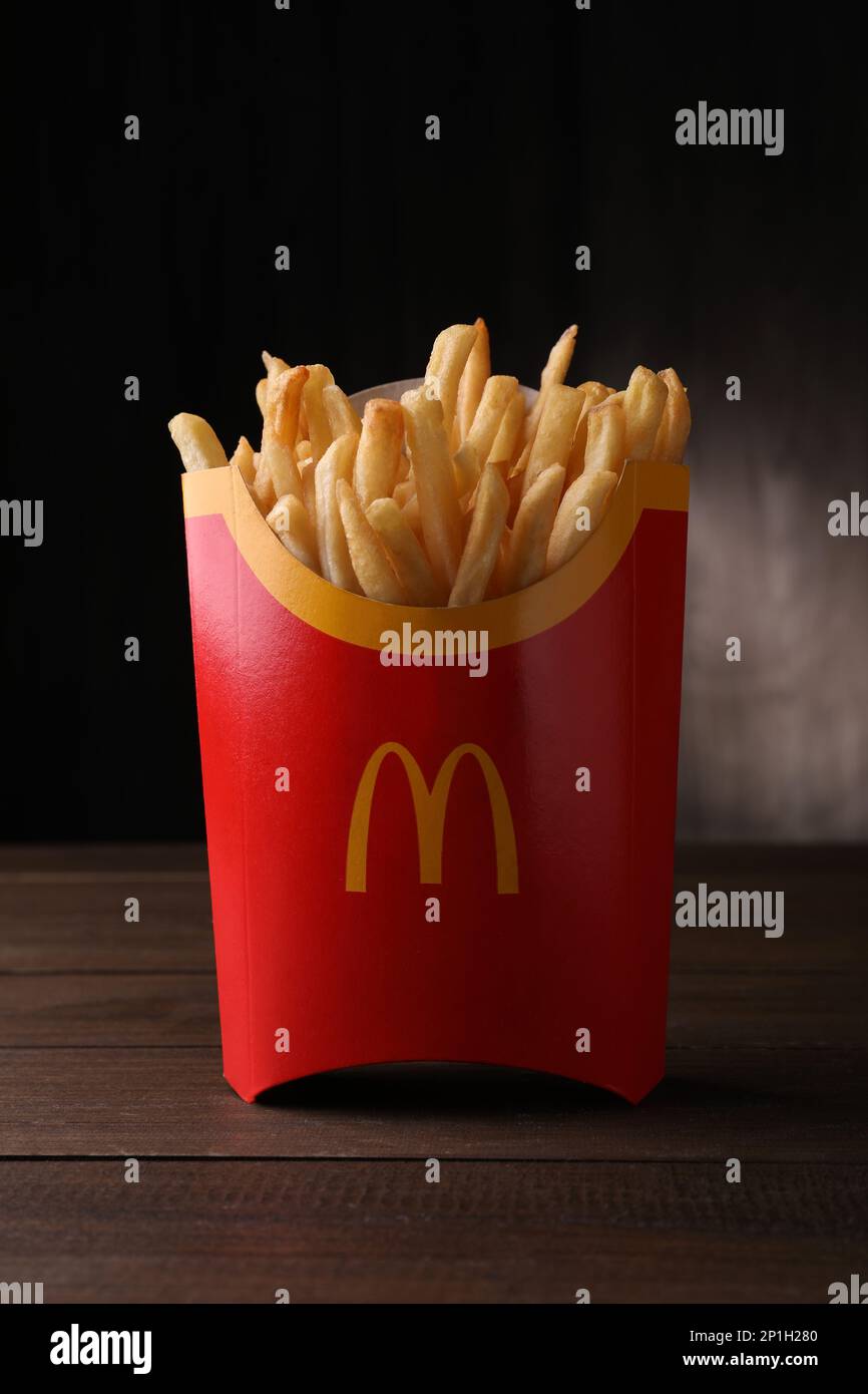 Mcdonalds french fries chips box hi-res stock photography and images ...
