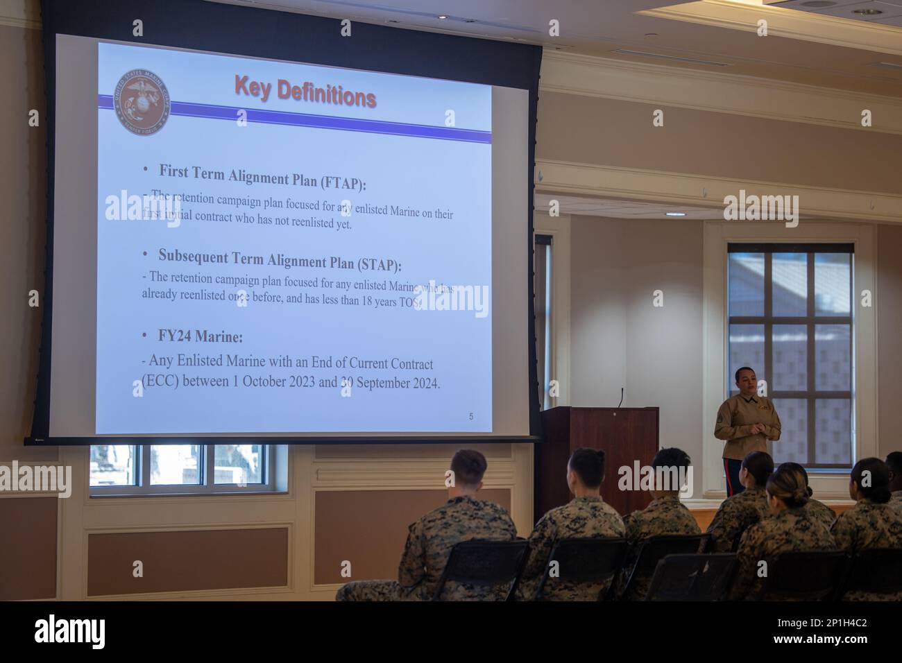 U.S. Marine Corps Staff Sgt. Crystal Guillory, the battalion career ...