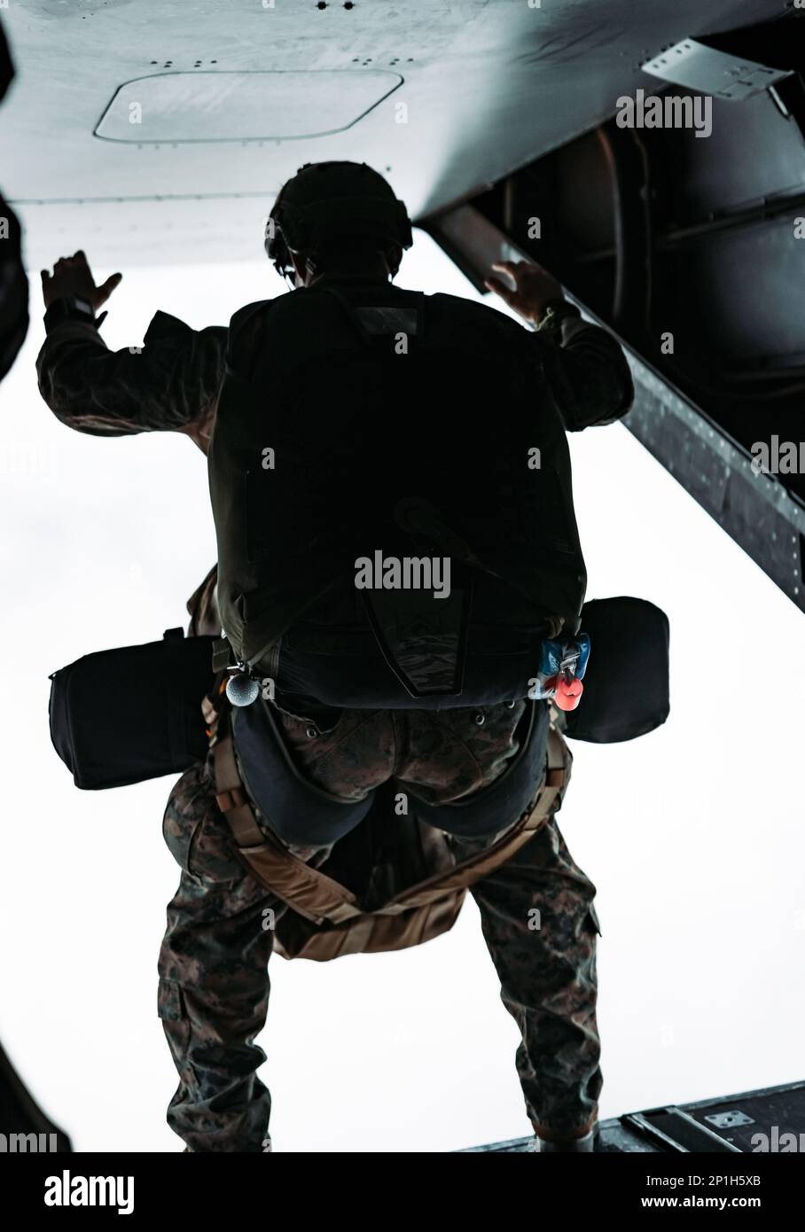 A U.S. Marine with 2d Reconnaissance Battalion (2d Recon), 2d Marine ...