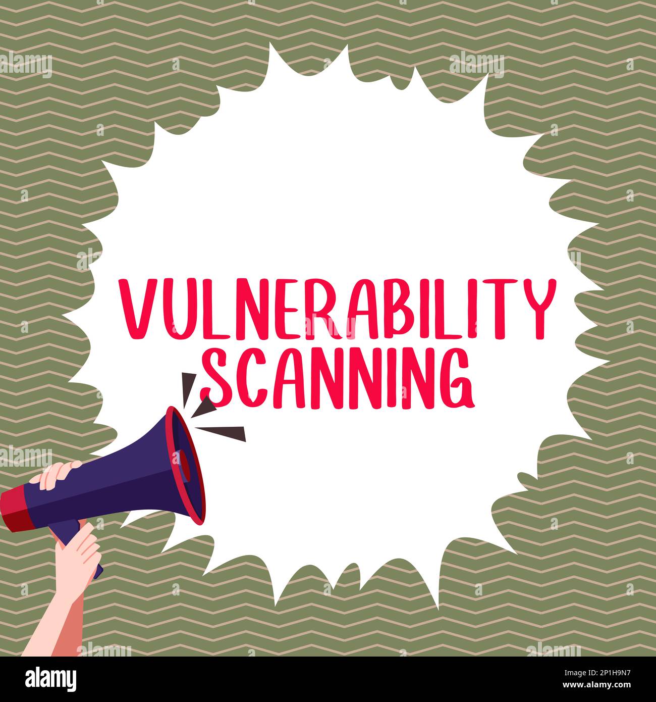 Sign displaying Vulnerability Scanning. Concept meaning defining ...