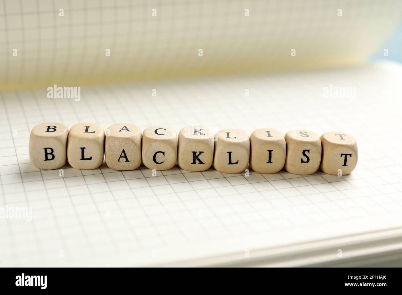 Blacklist word hi-res stock photography and images - Alamy