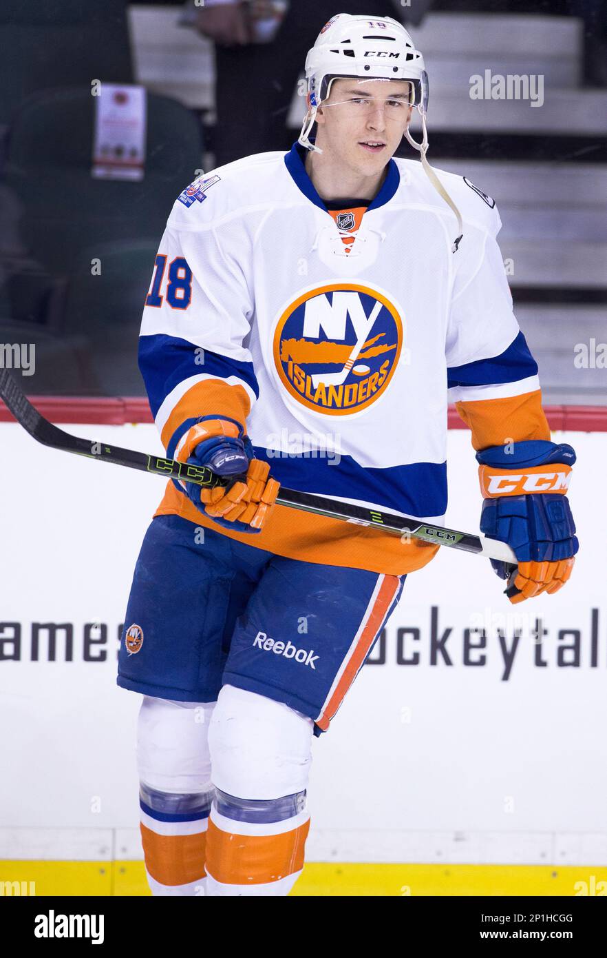 NHL profile photo on New York Islanders' Ryan Strome at a game against ...
