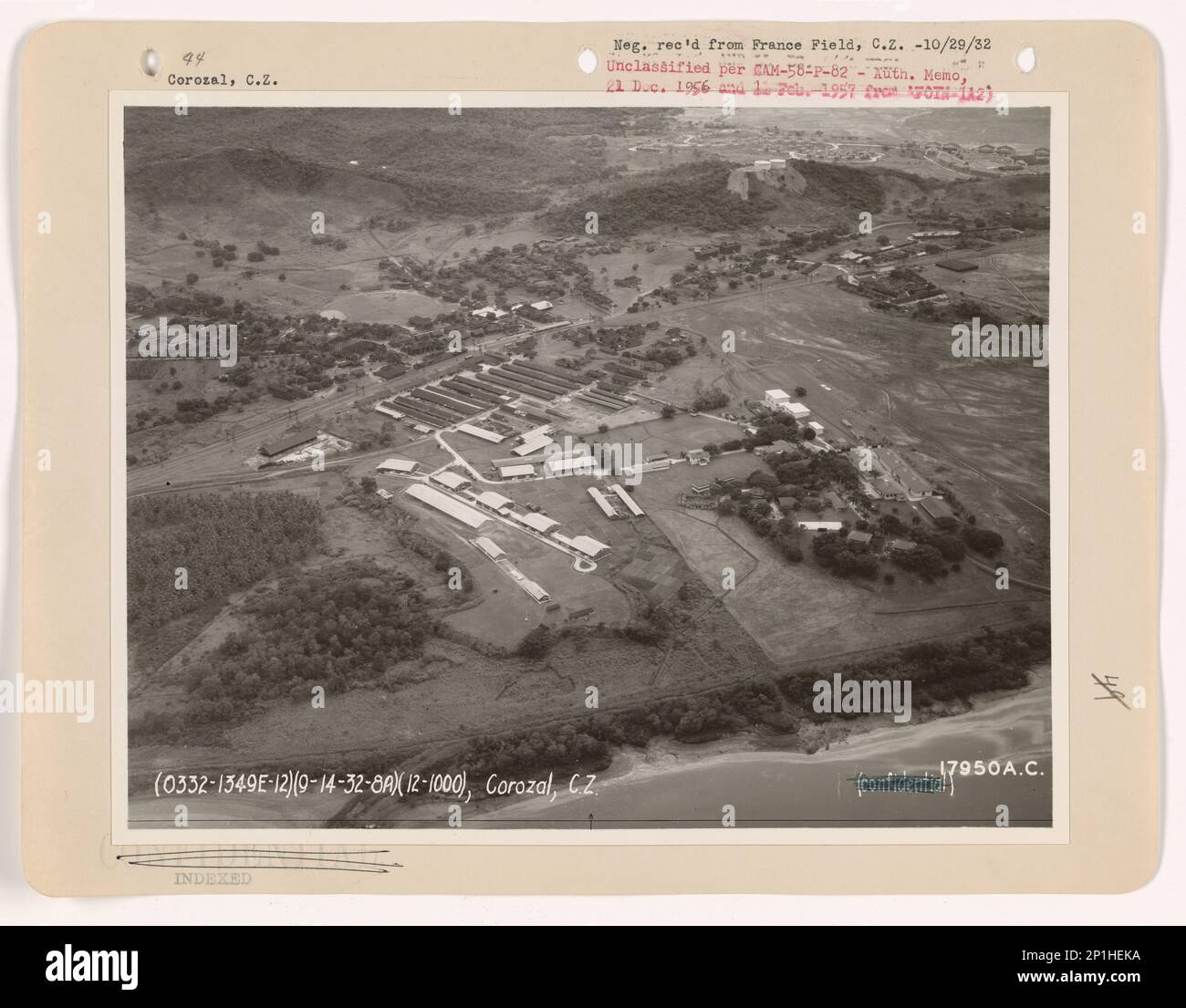 Panama Canal Zone - Corozal, Aerial Photograph Stock Photo - Alamy