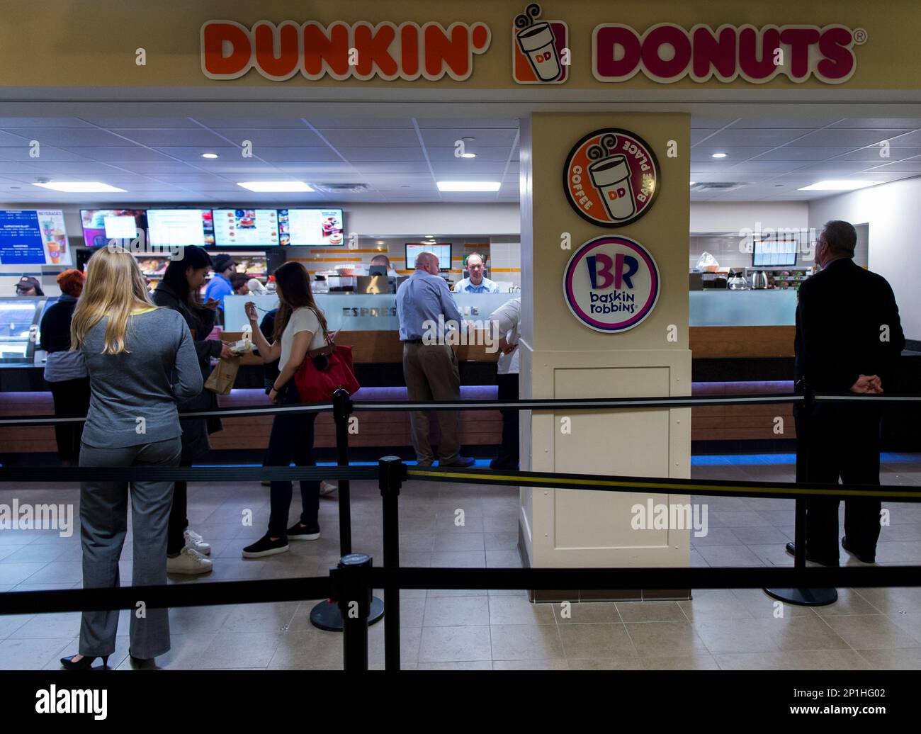 UNITED STATES - APRIL 4: Dunkin Donuts has opened a new location in the ...