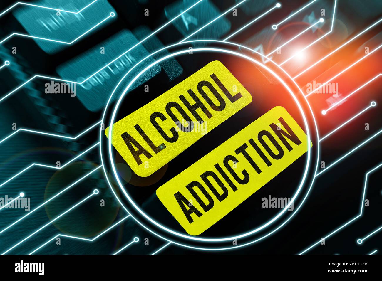 Handwriting text Alcohol Addiction. Concept meaning characterized by ...