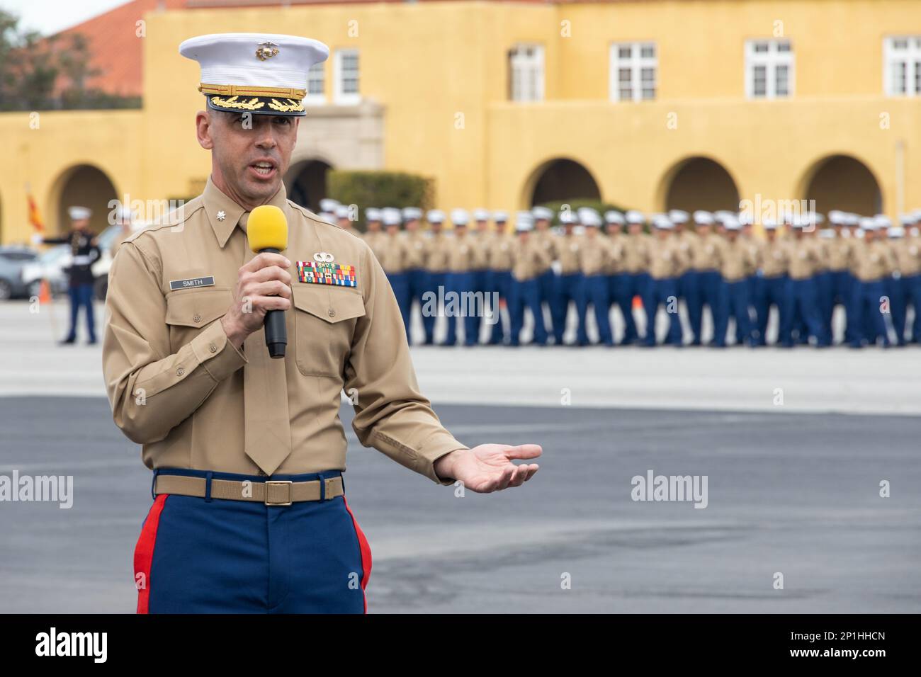 U.S. Marine Corps Lt. Col. James R. R. Smith, the commanding officer of ...