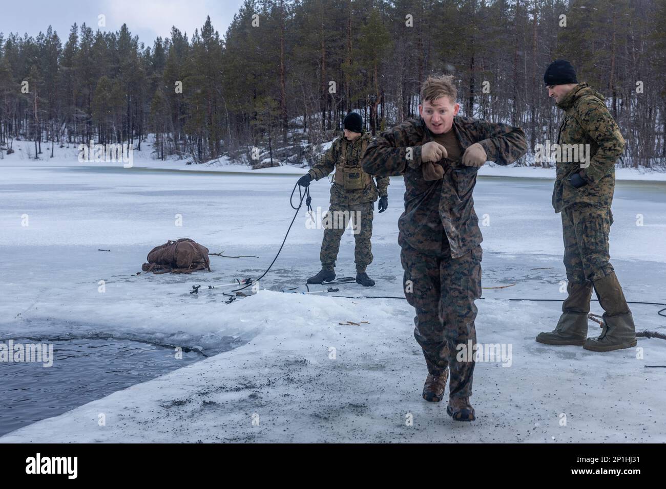 U.S. Marine Corps Gunnery Sgt. Thomas Griesel, an administrative ...