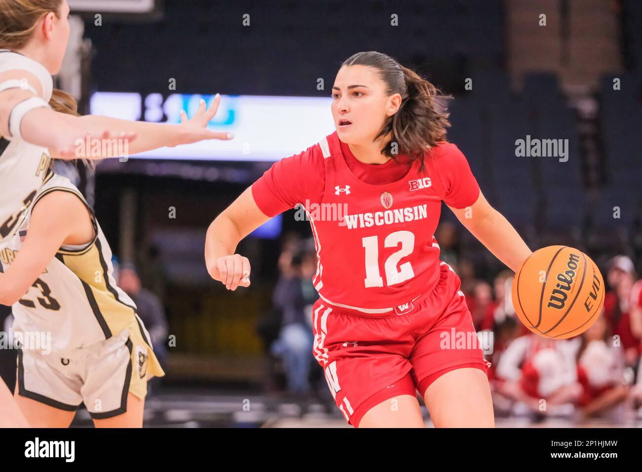 Minneapolis, Minnesota, USA. 2nd Mar, 2023. Wisconsin Badgers guard ...