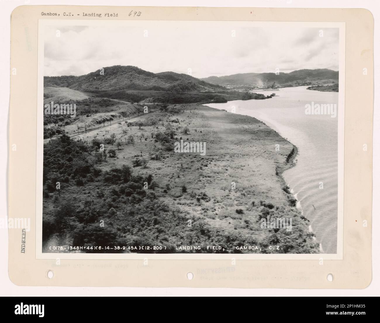 Panama Canal Zone - Gamboa, Aerial Photograph Stock Photo - Alamy
