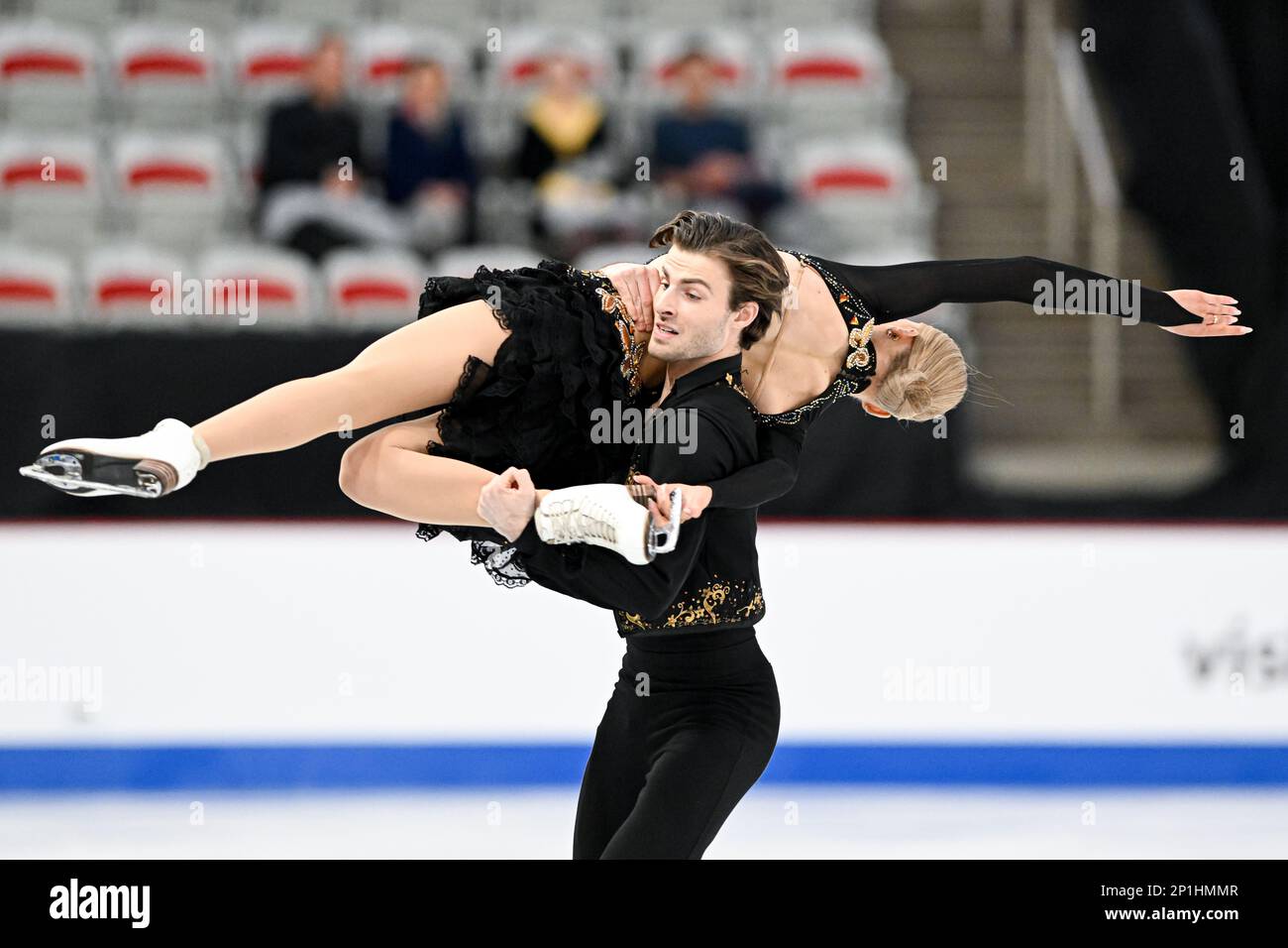 Phebe BEKKER & James HERNANDEZ (GBR), during Junior Ice Dance, Rhythm ...