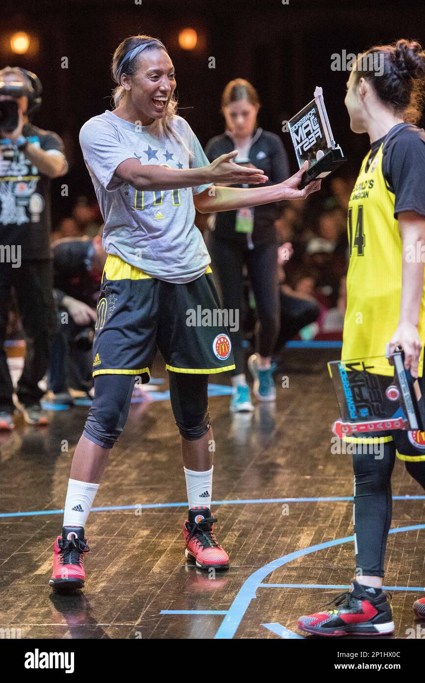 28 March 2016: McDonald's High School All-American guard Amber Ramirez ...