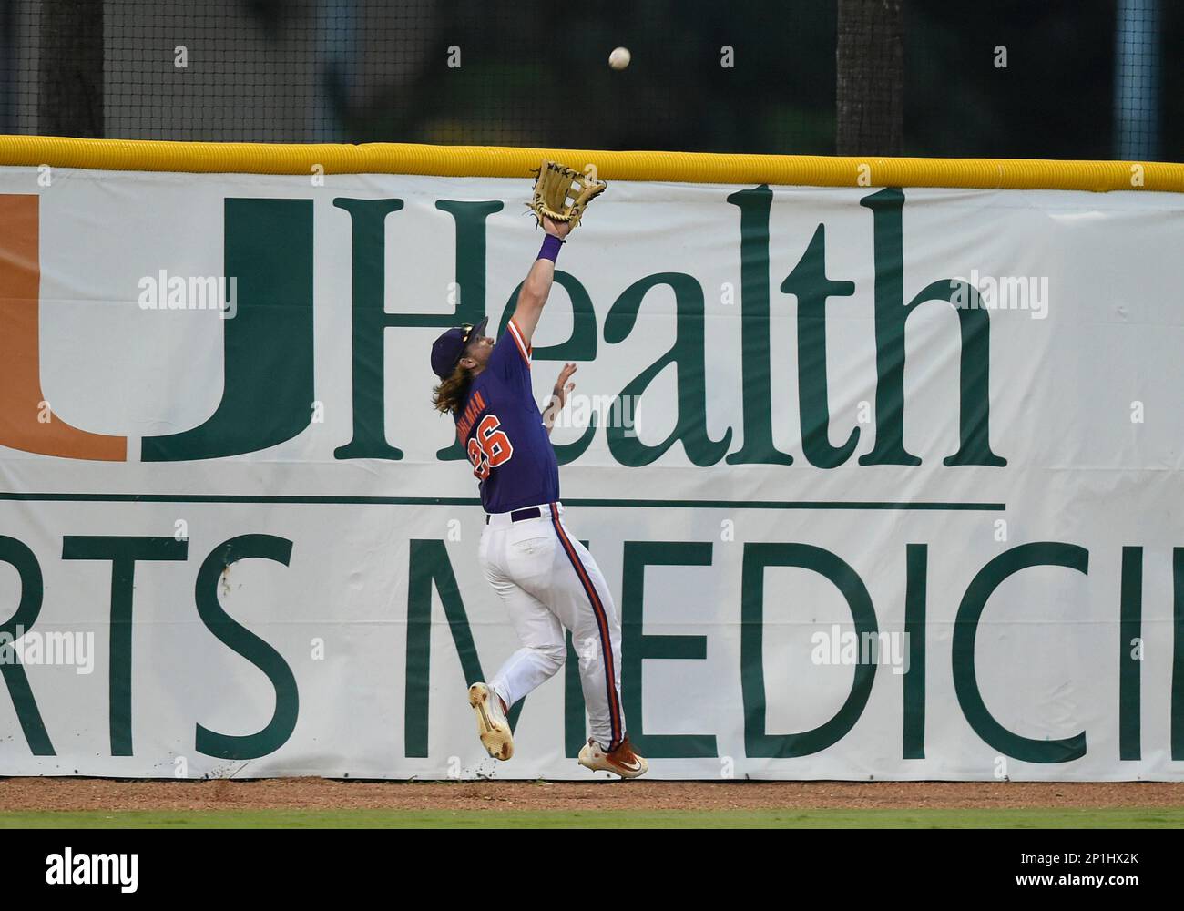 26 March 2016: Clemson University outfielder/infielder Reed Rohlman (26 ...