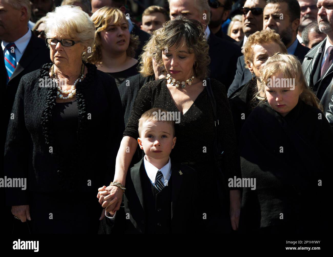 From left, Diane Ford, Doug Ford Jr., Renata Ford and Stephanie Ford ...