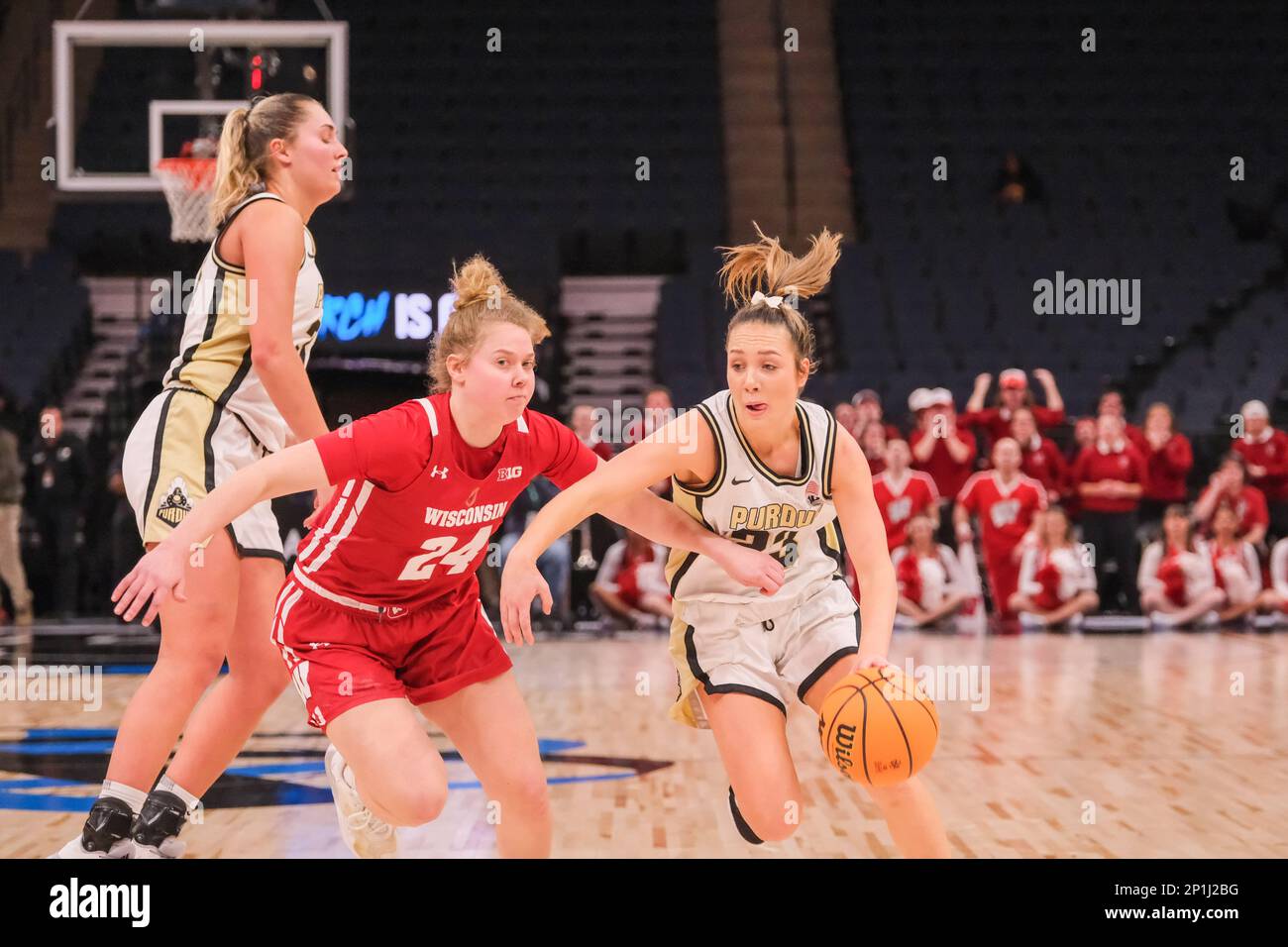 Minneapolis, Minnesota, USA. 2nd Mar, 2023. Purdue Boilermakers guard ...