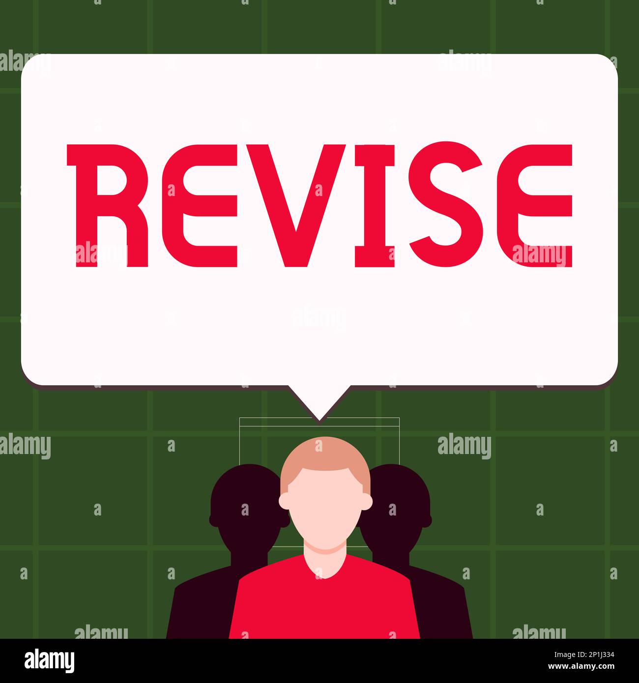 Inspiration showing sign Revise. Word Written on survey over whole ...
