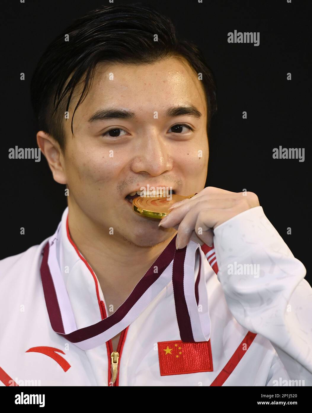 Doha, Qatar. 3rd Mar, 2023. Liu Yang of China celebrates during the ...