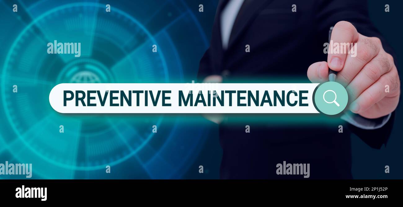 Inspiration showing sign Preventive Maintenance. Business showcase ...