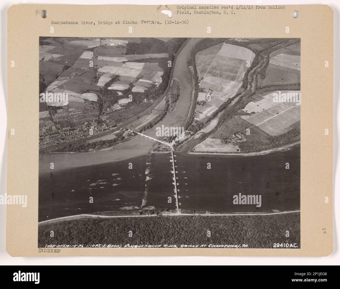 Pennsylvania - Clarks Ferry through Coatesville, Aerial Photograph ...