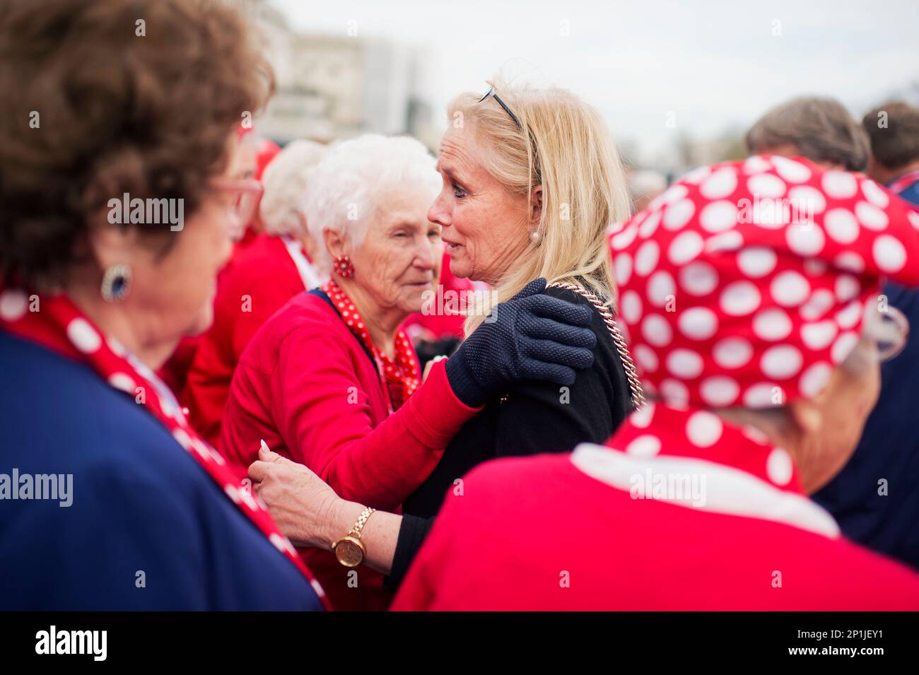 UNITED STATES - MARCH 22: Rep. Debbie Dingall, D-Mich., greets a group ...