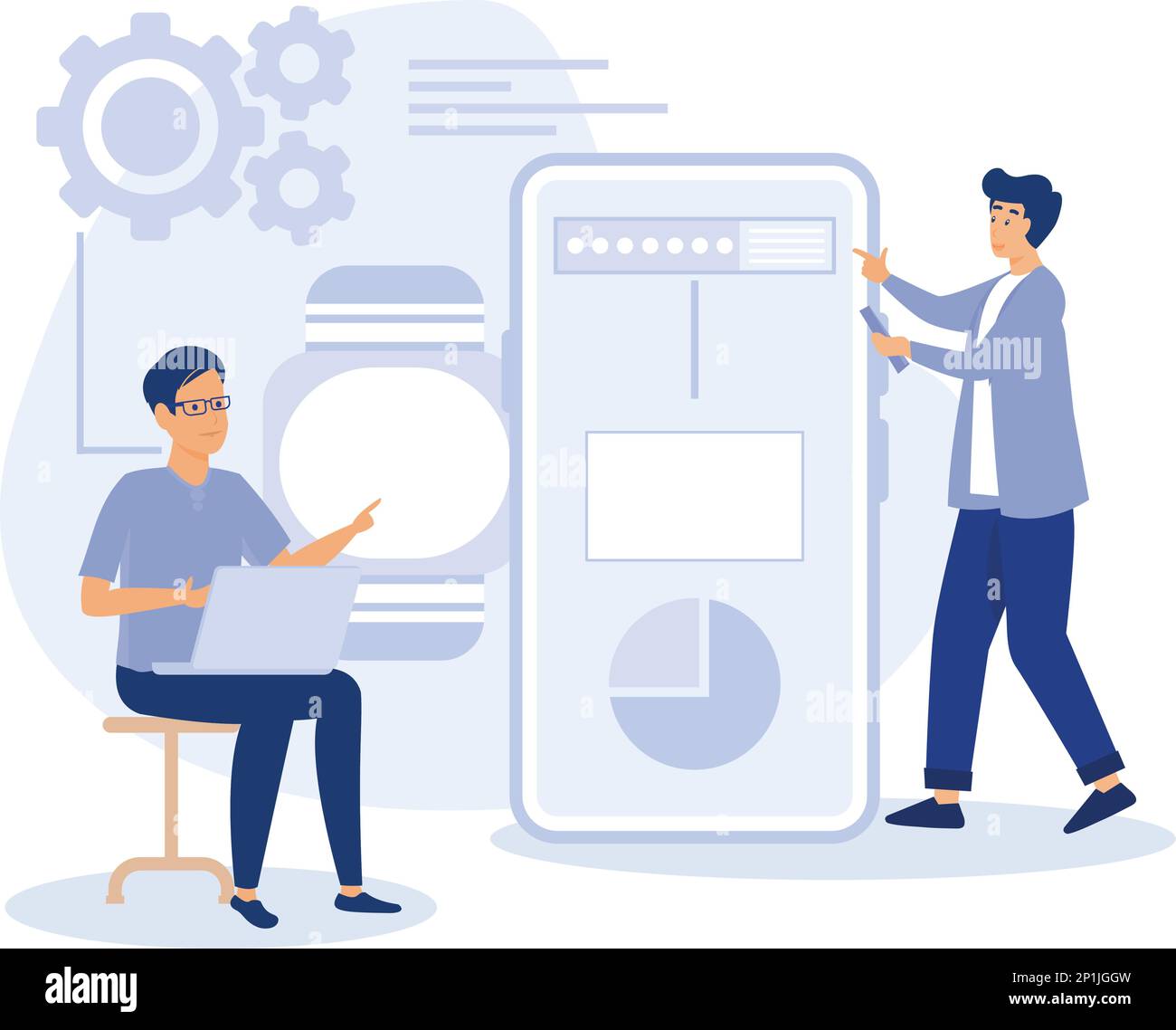 Software and frontend development concept, HTML5 website development ... Software and frontend development concept, HTML5 website development ...