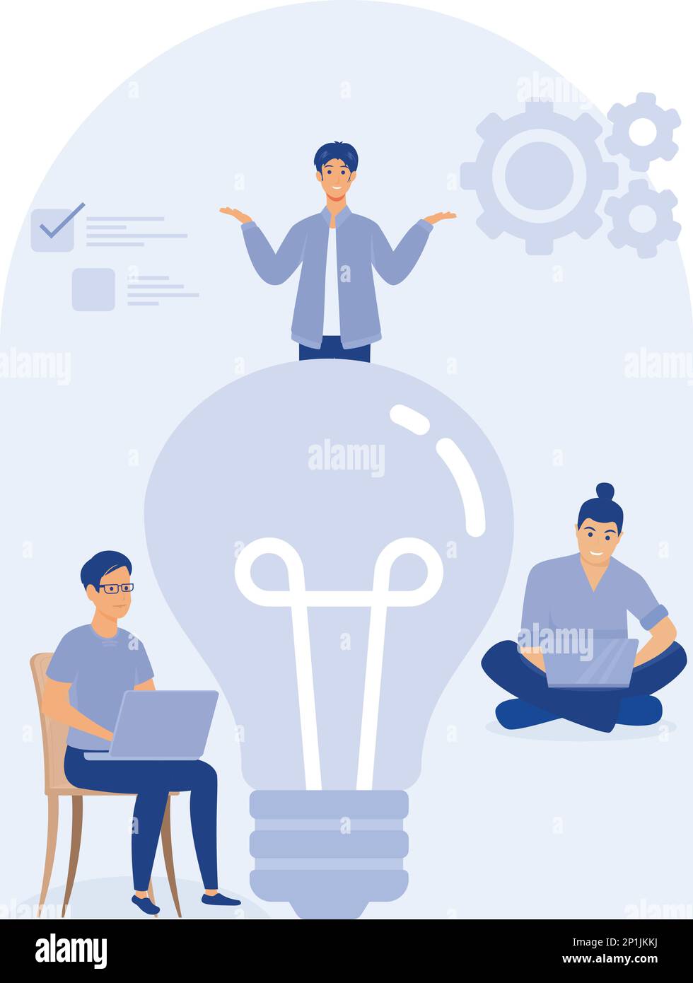Project life cycle abstract concept,Project planning, design structure ...