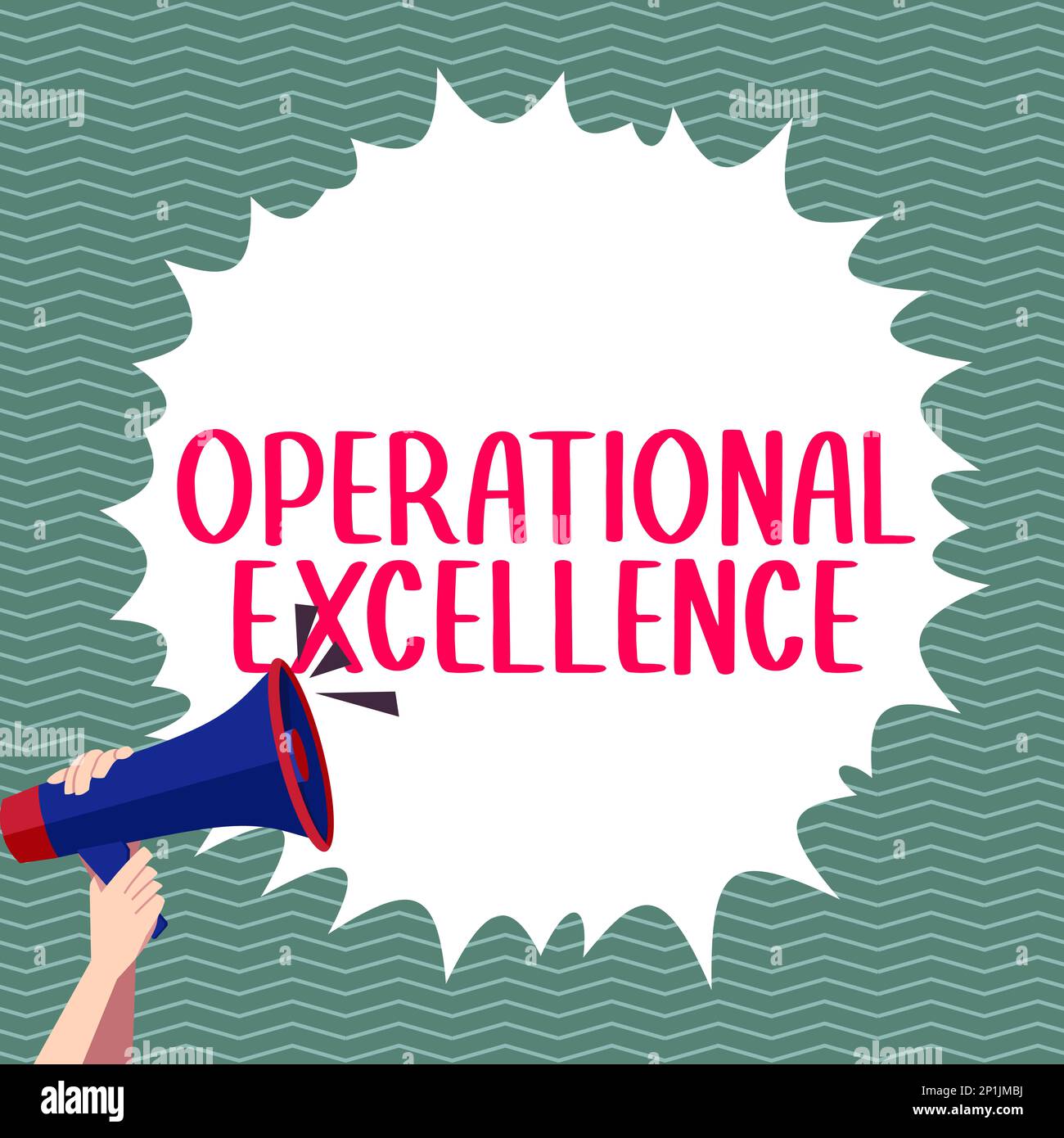 Conceptual display Operational Excellence. Concept meaning software ...