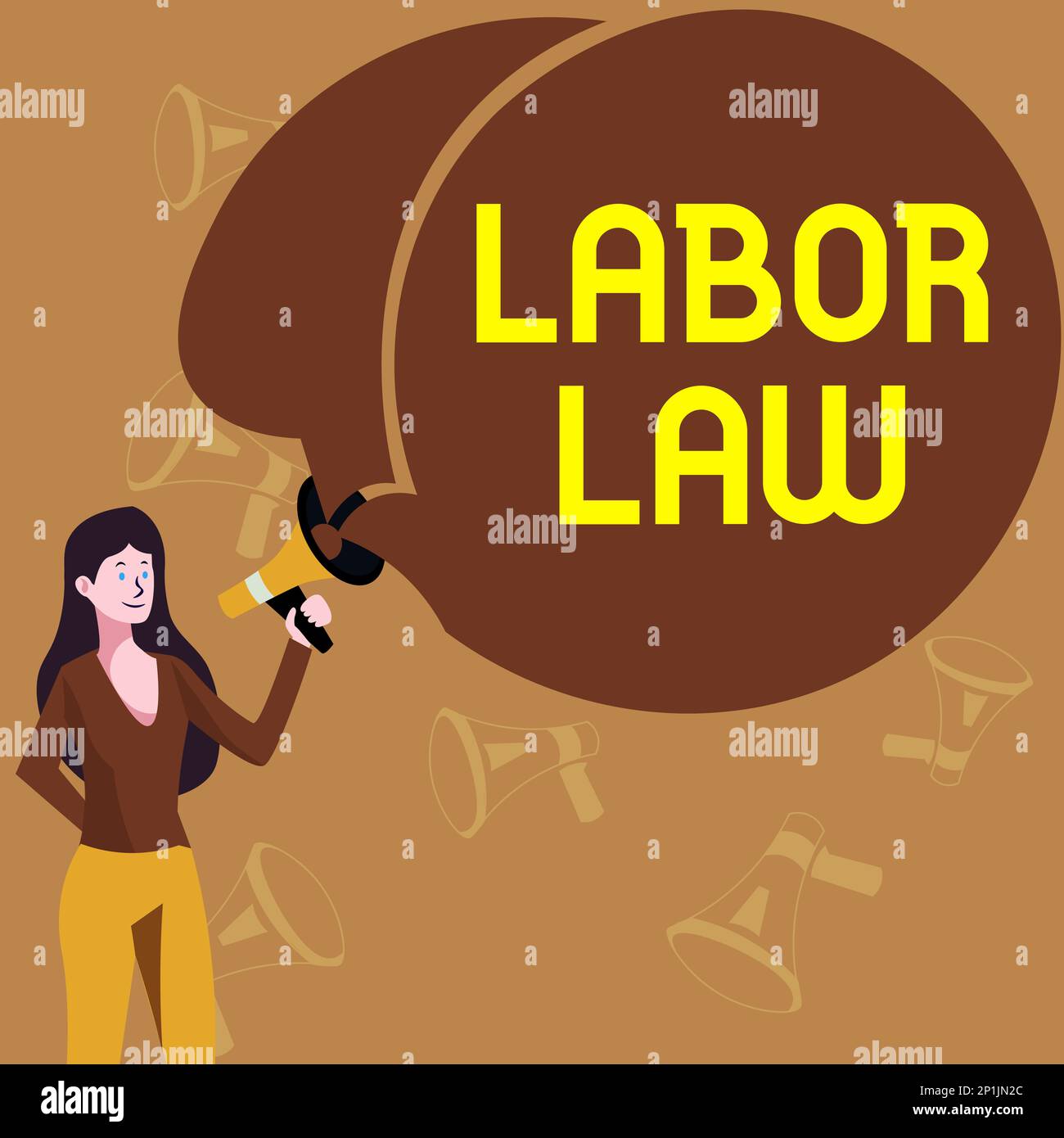 Text sign showing Labor Law. Concept meaning rules relating to rights ...
