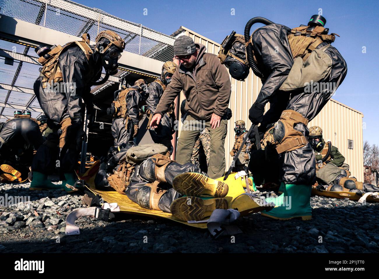 U.S. Marines with Chemical Biological Incident Response Force (CBIRF ...