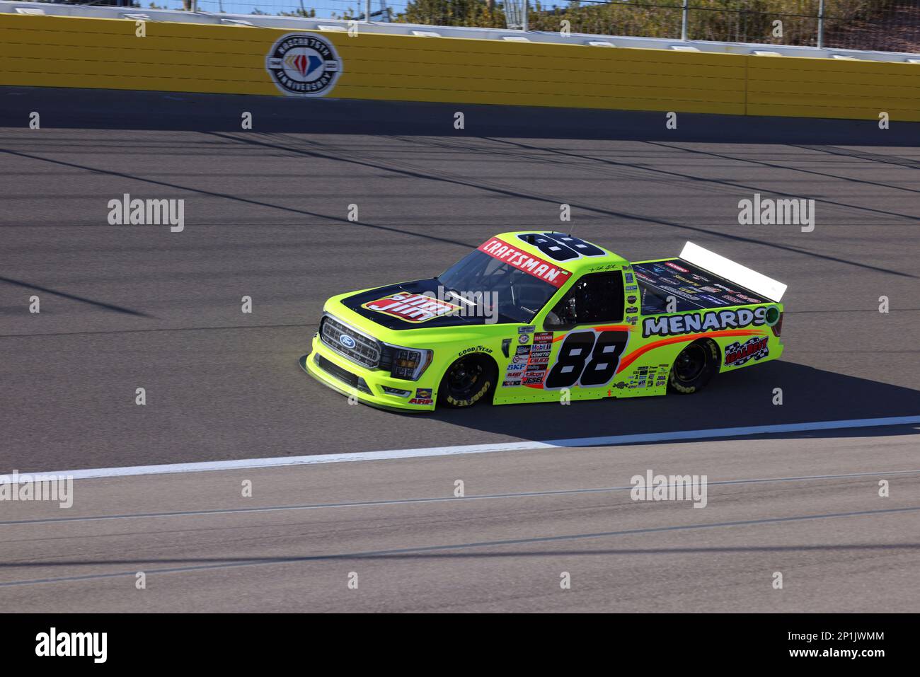 LAS VEGAS, NV - MARCH 03: Matt Crafton (#88 Slim Jim/Menards Ford ...