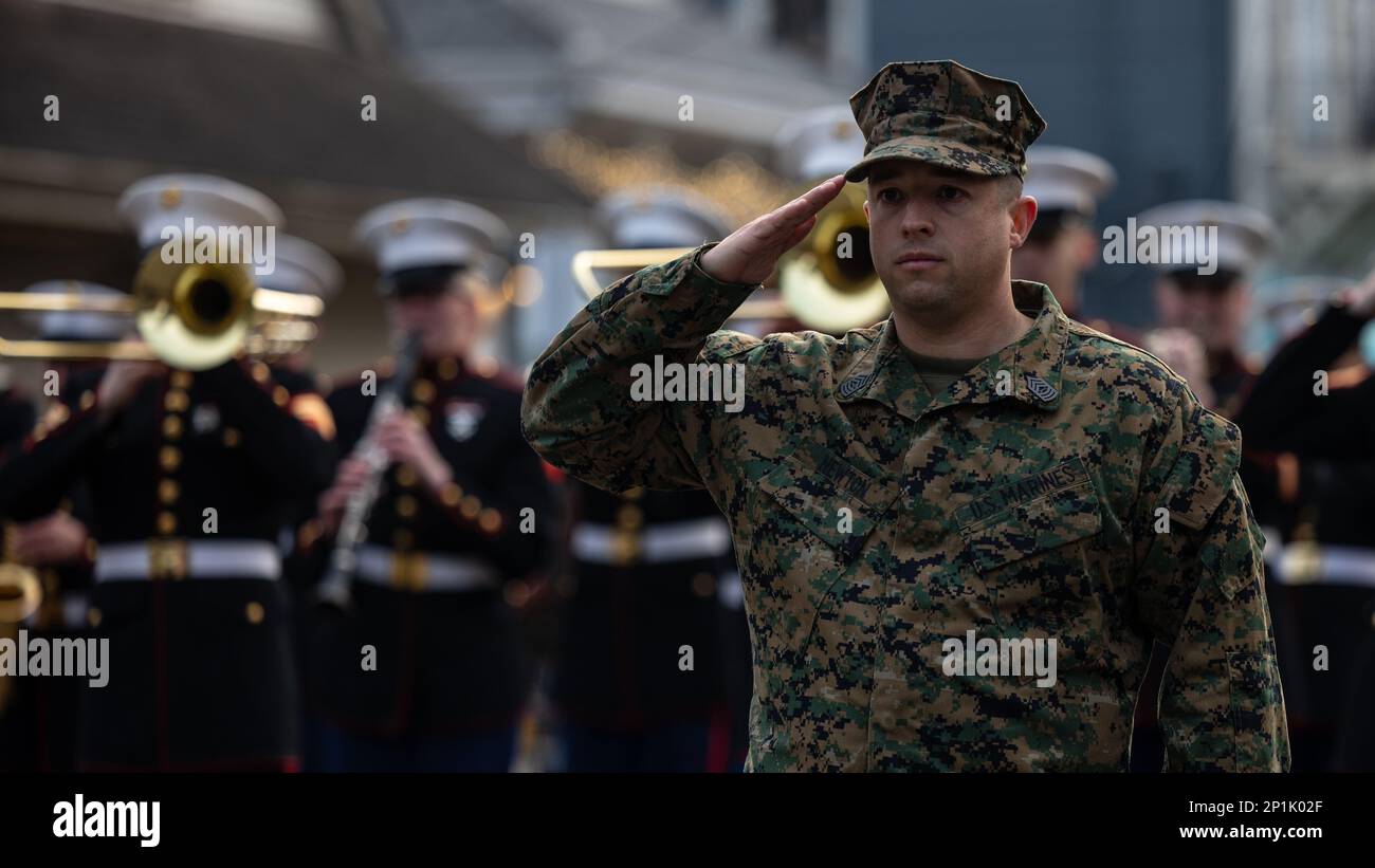 U.S. Marine Corps Master Sgt. Wayne Newton, a personnel administration ...