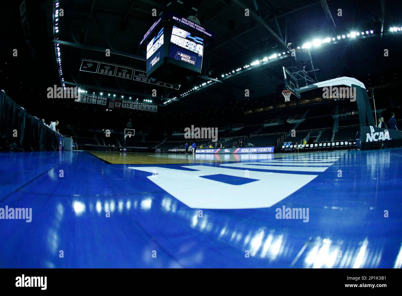 March 19, 2016: General view of the arena and floor prior to the start ...