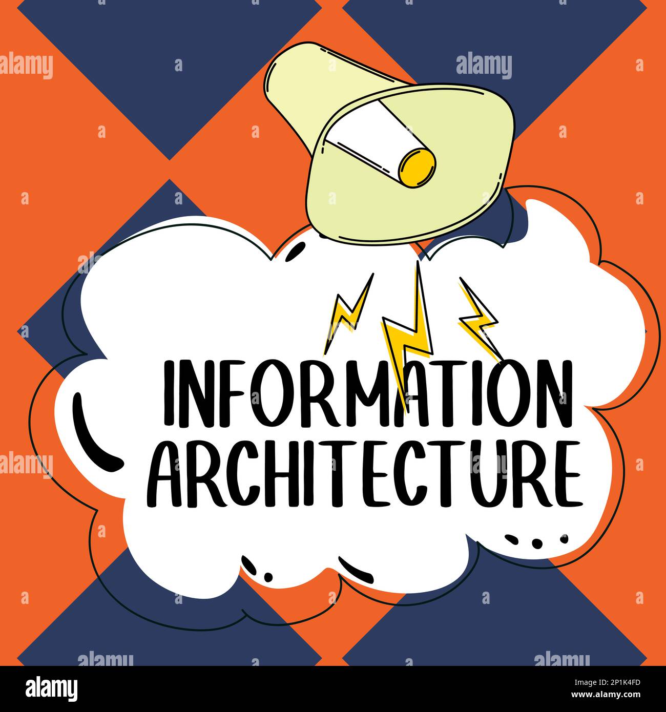 Text showing inspiration Information Architecture. Internet Concept ...