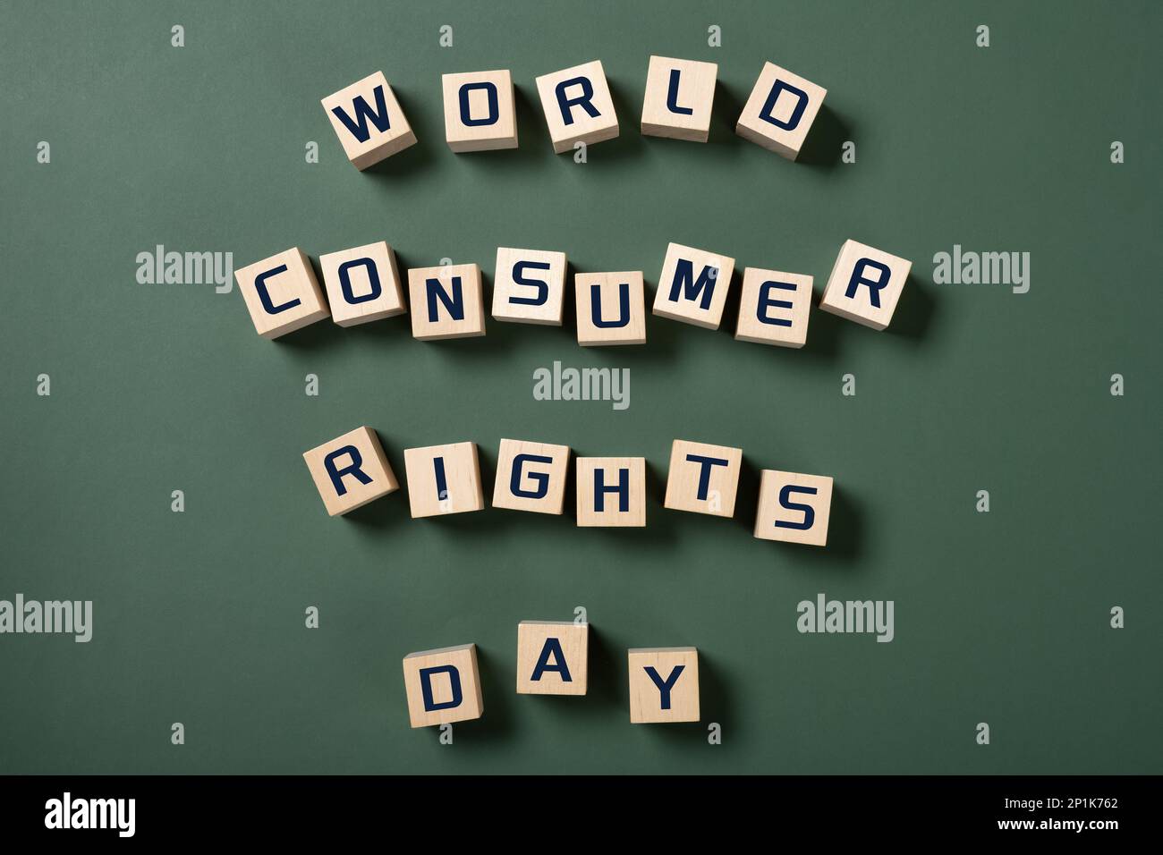 world consumer rights day horizontal composition Stock Photo - Alamy