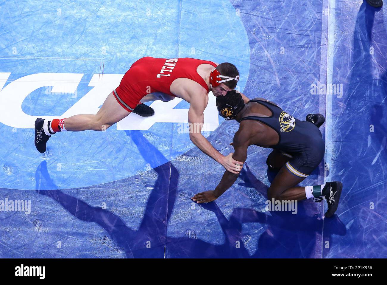 17 MAR 2016: Dylan Palacio Cornell University 157lbs wrestles LeRoy ...