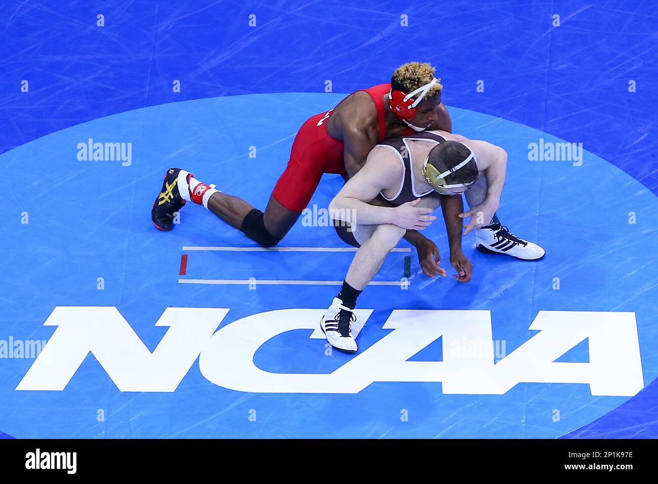 17 MAR 2016: Nathan Garrett Cornell University 133lbs wrestles Mason ...