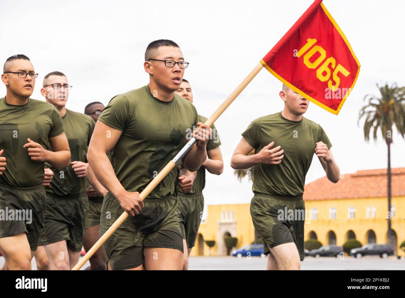 U.S. Marines with Delta Company, 1st Recruit Training Battalion ...