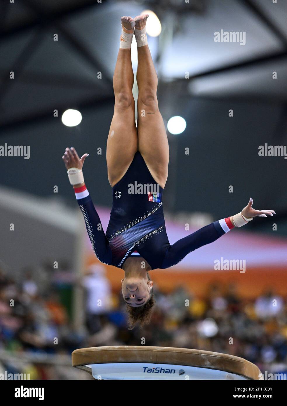 Doha, Qatar. 3rd Mar, 2023. Coline Devillard of France competes during ...