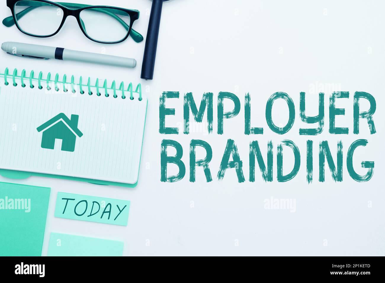 Writing displaying text Employer Branding. Business overview Process of ...
