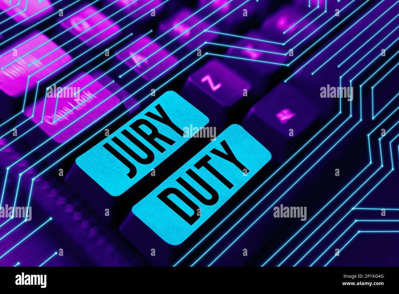 Text showing inspiration Jury Duty. Business overview obligation or a ...