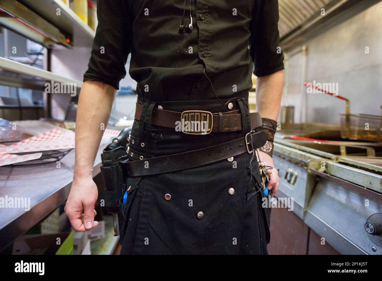Collin Siebers, 21, of North Salt Lake, poses for a portrait in between ...